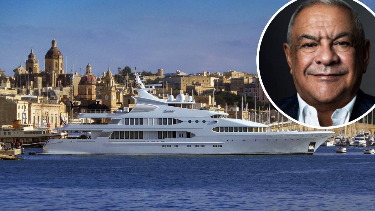 $100 million superyacht owned by Kuwaiti billionaire makes a stop in ...