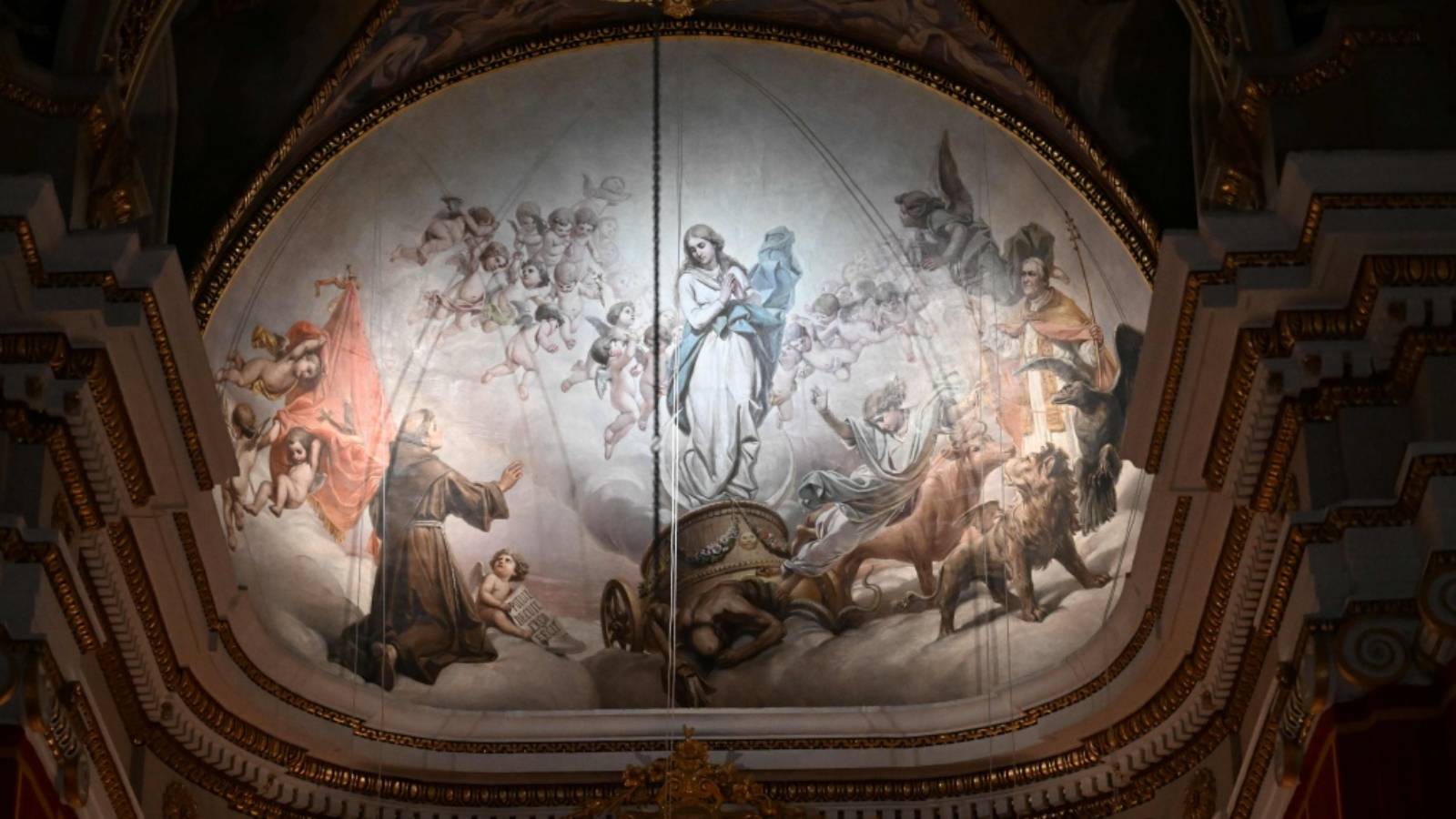 Giuseppe Calì painting at Sliema’s Sacro Cuor church restored
