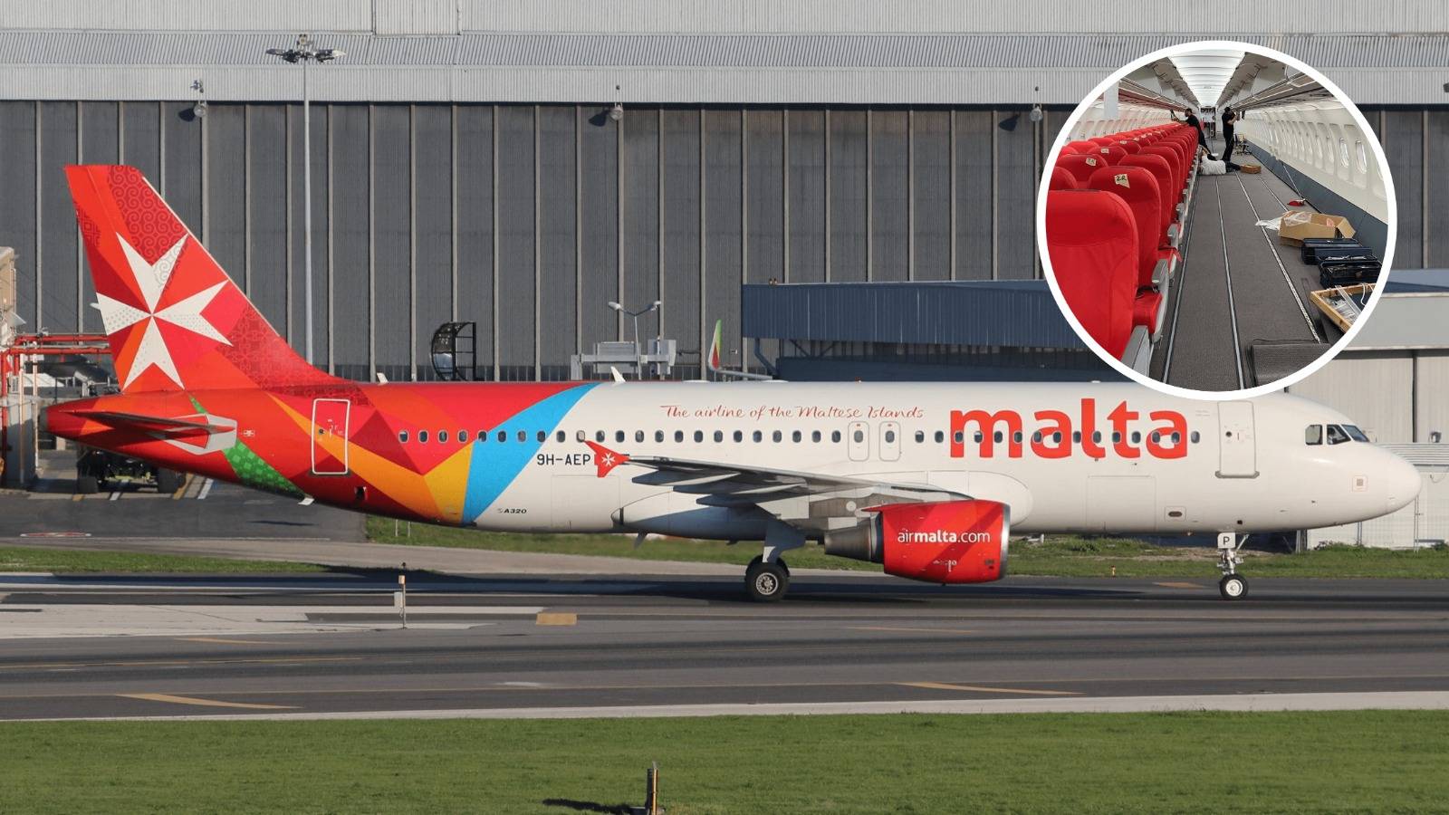Air Malta aircraft undergoing cabin reconfiguration to expand capacity