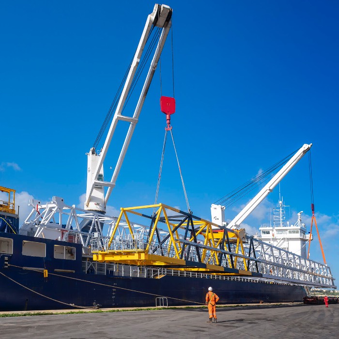Malta Freeport Terminals sees arrival of megamax quay crane components ...