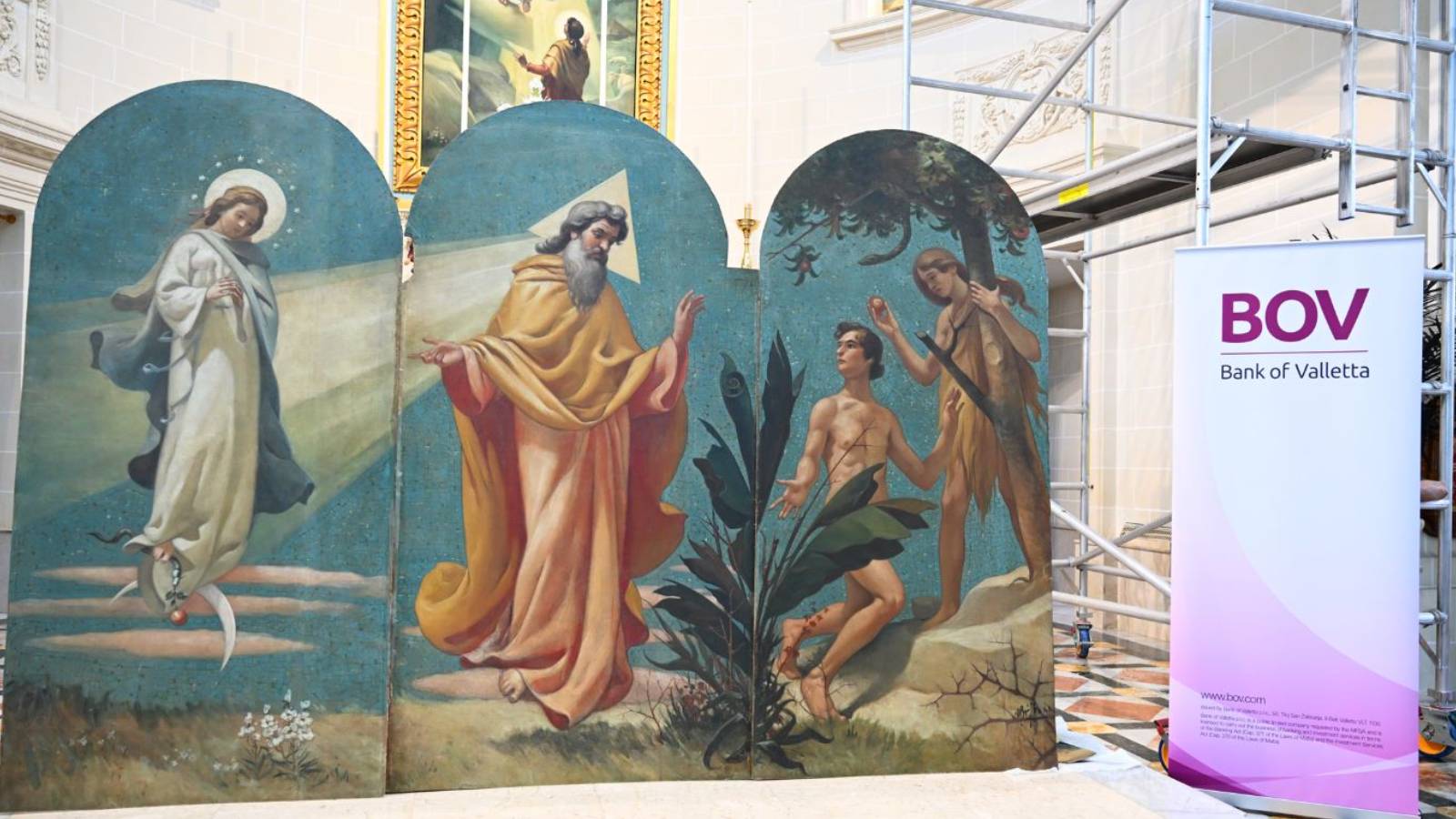 Historic Giuseppe Briffa paintings restored following conservation effort