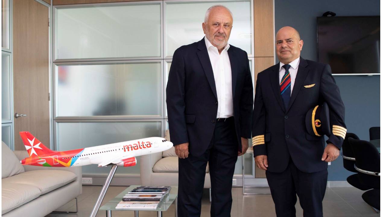 Air Malta bids farewell to its Chief Pilot, Capt. Joe Maniscalco