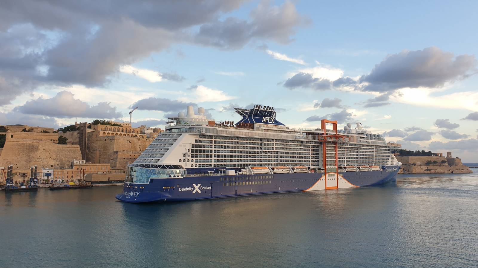 Celebrity Apex cruise ship makes debut at Valletta Cruise Port