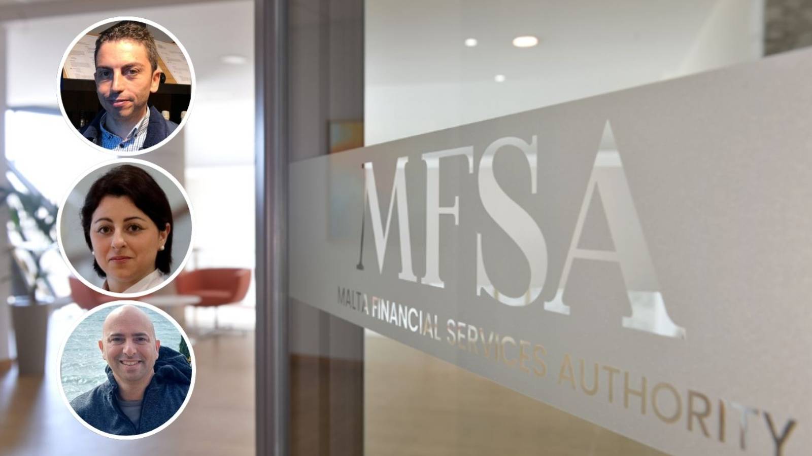 MFSA celebrates employees Darren Zammit, Sara Magri and Reuben Vella's ...
