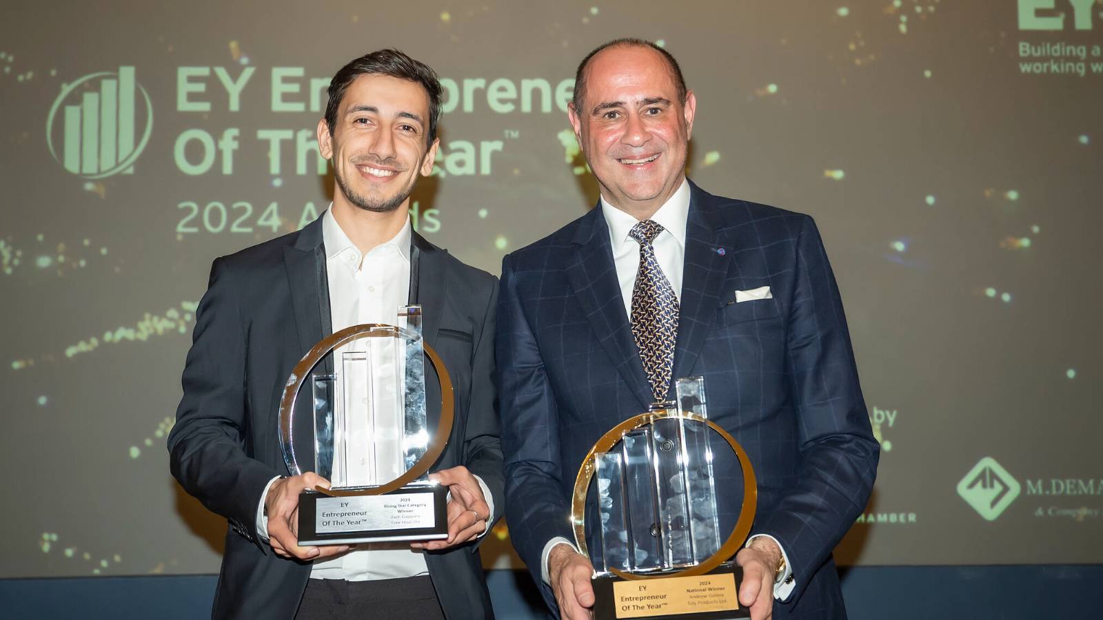Toly Products CEO Andy Gatesy named EY Malta Entrepreneur of the Year 2024