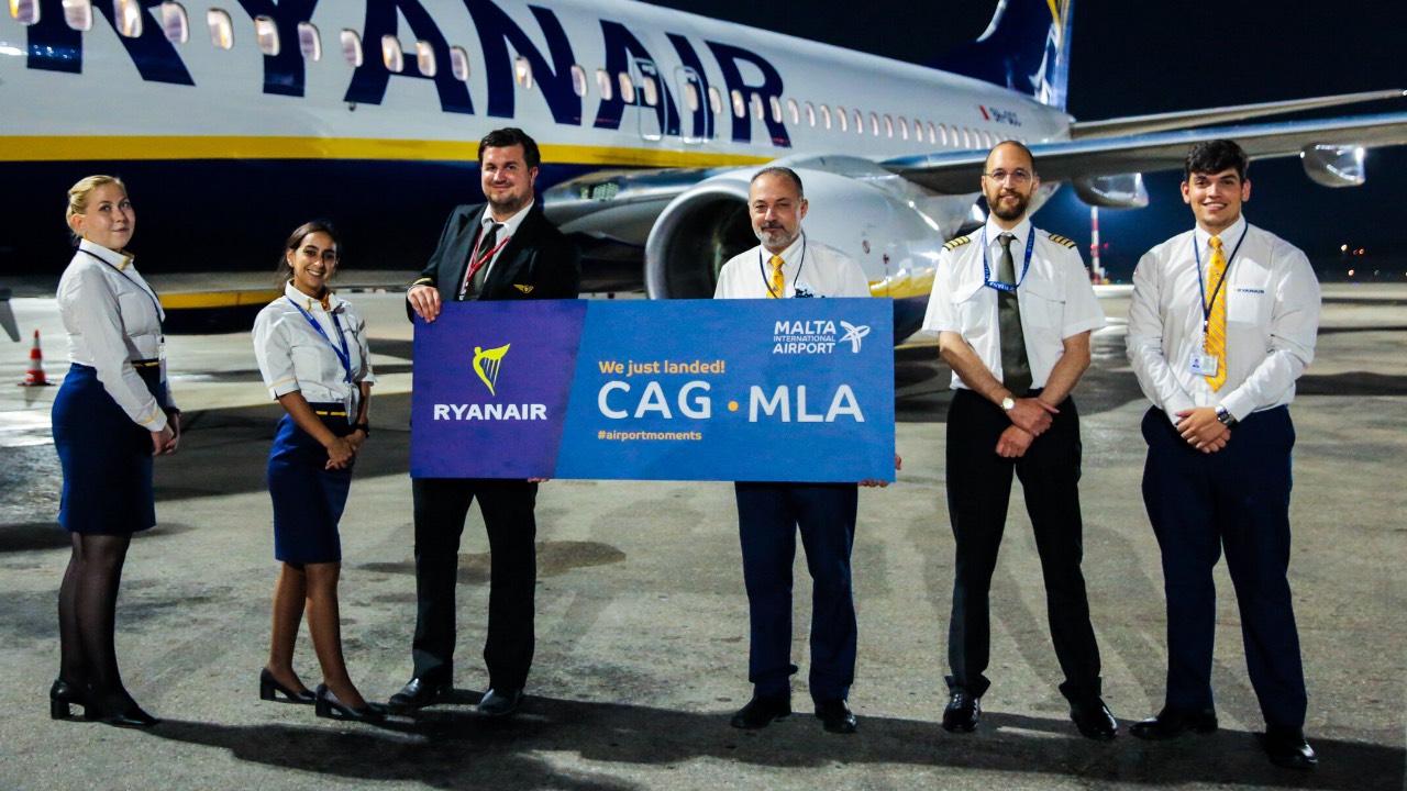 Malta welcomes first flights under expanded Ryanair services as summer ...