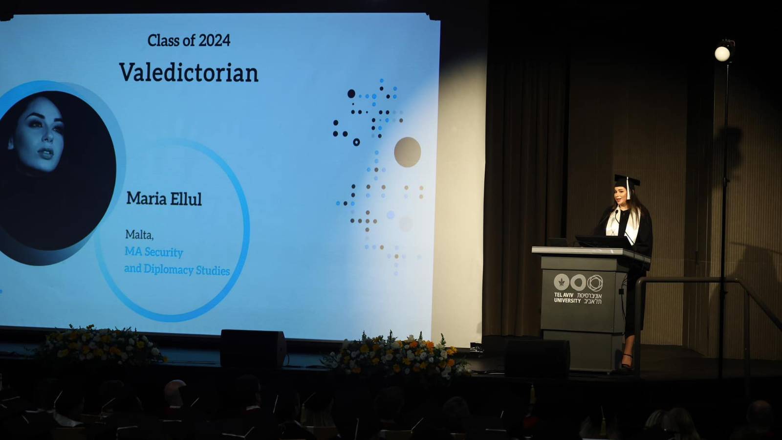 Former Miss World Malta, Maria Ellul, graduates as class Valedictorian ...